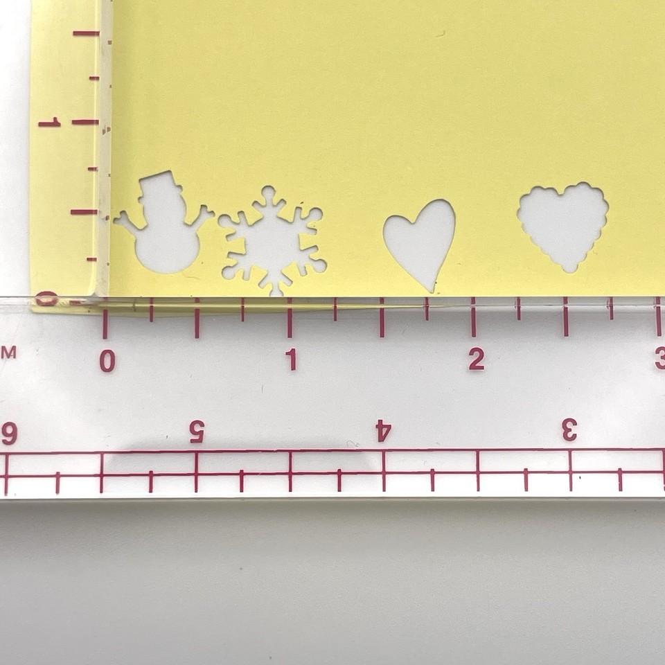 Creative Memories Lovable Snowflake Snowman Mini Pocket Punches Lot of ...