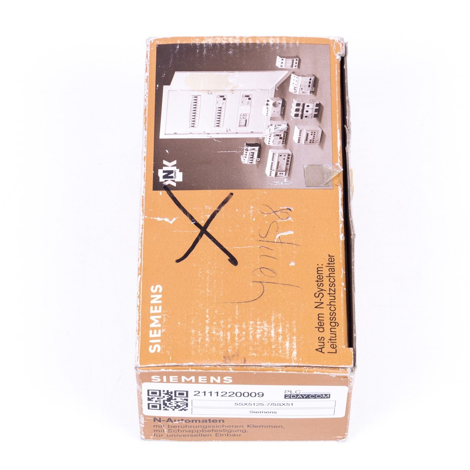 SIEMENS 5SX5 125-7 / 5SX51, Circuit Breaker T55 Curr. Sens 1-Pole, C ...