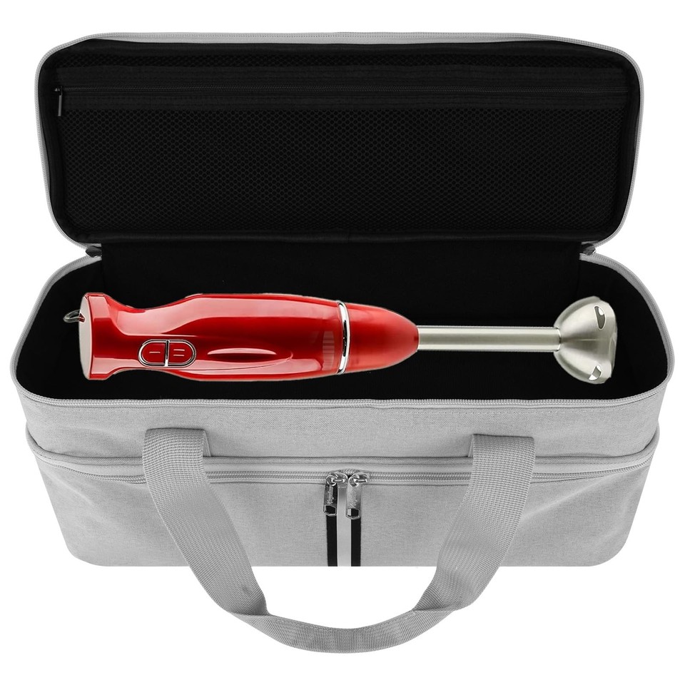 Immersion Hand Blender Storage Bag - Light Grey, Portable Handheld ...