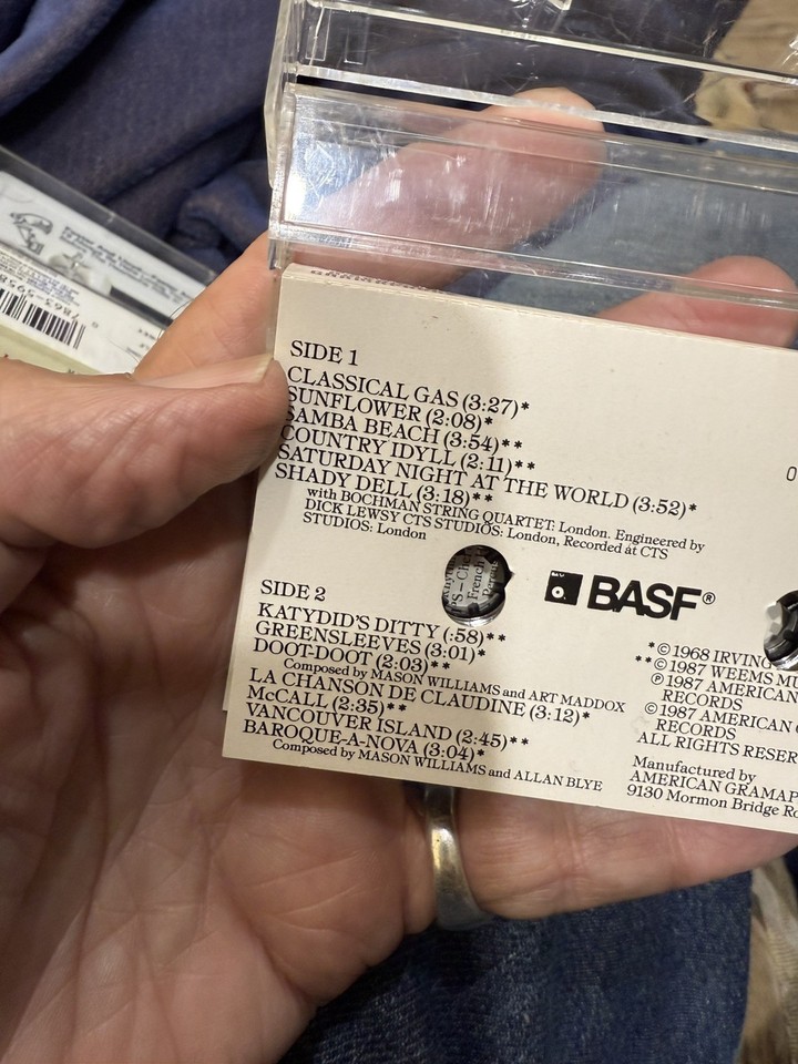 Classical Gas by Mannheim Steamroller/Mason Williams (Cassette ...