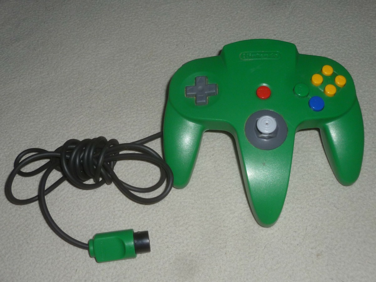 N64 Green Controller Nintendo 64 Authentic Official Oem Ebay ICE BLUE