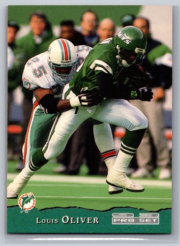 1993 Pro Set Football #252 Louis Oliver Miami Dolphins | eBay