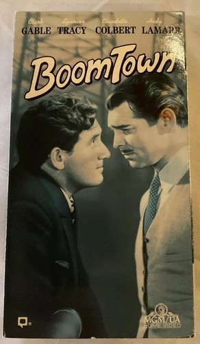 Boom Town (VHS, 1990) Clark Gable, Spencer Tracy, Claudette Colbert ...