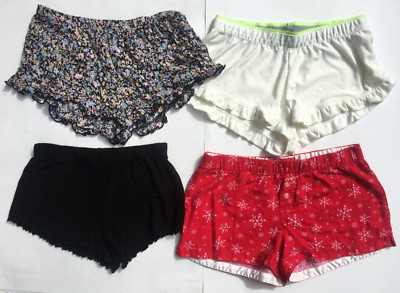 FOUR Pairs Sleep Shorts Steve Madden Bozzolo Forever 21 Size XS ~ S~ M ...