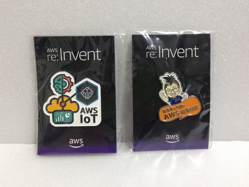 Amazon AWS re:invent pin badge set pins lot free shipping | eBay