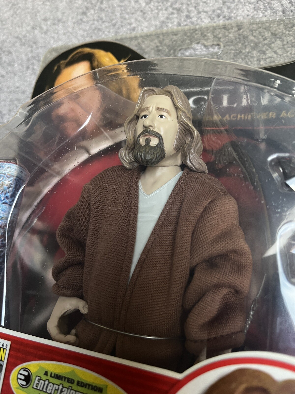 BIG LEBOWSKI EXCLUSIVE THE DUDE W/ RUG AAND ROBE FIGURE BIF BANG POW ...