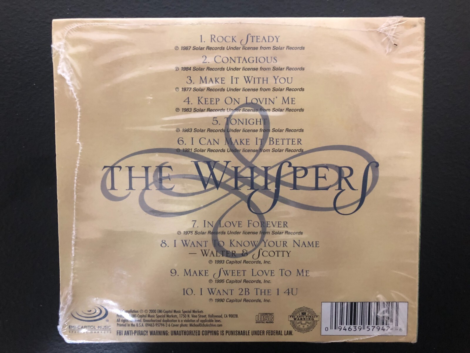 The Best of the Whispers [EMI-Capitol Special Markets] by The Whispers ...