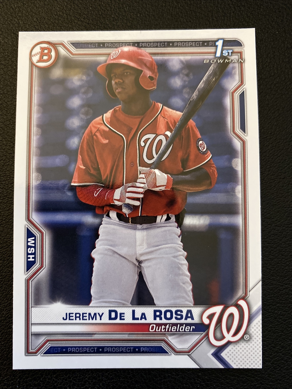 2021 Bowman Prospects Jeremy De La Rosa 1st RC Nationals BP-25 | eBay