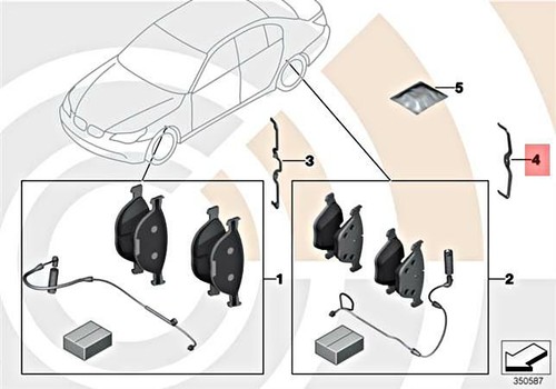 Genuine BMW Hybrid X5 M X6 E60 E61 E63 E64 E70 E71 E72 F15 F16 Clip ...