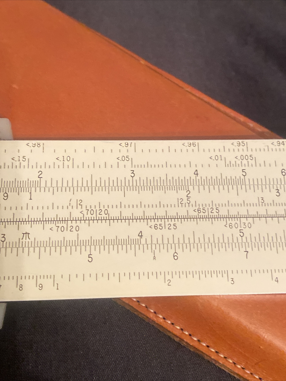 Vintage Pickett & Eckel Slide Ruler With Original Leather Case | eBay