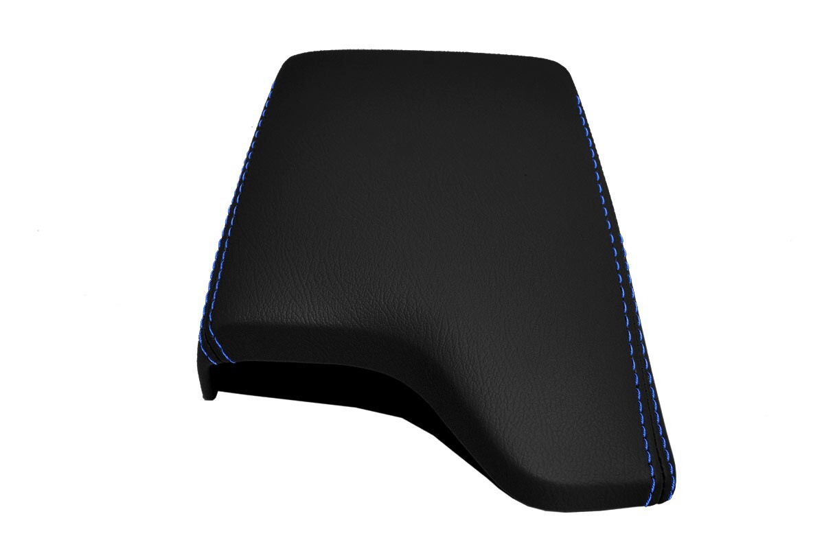 Console Lid Armrest Cover Leather for Ford Ranger 2019-2020 Blue Stitch ...