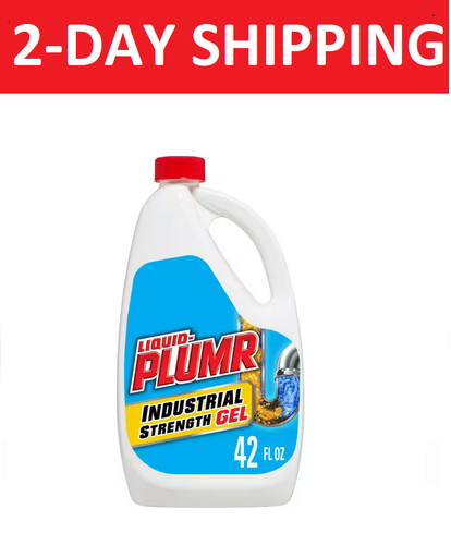 42 Oz. Industrial Strength Gel Drain Cleaner and Drain Unclogger ...