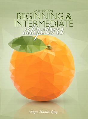 Beginning & Intermediate Algebra (6th Edition) - Hardcover ...