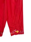 Pappagallo Women's Bright Orange Elastic Waist Drawstring Lounge Pants ...