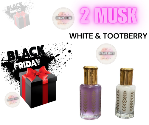 2X Musc Al Tahara Blanc & Tootberry Parfum de Haute Qualité 12ml ...