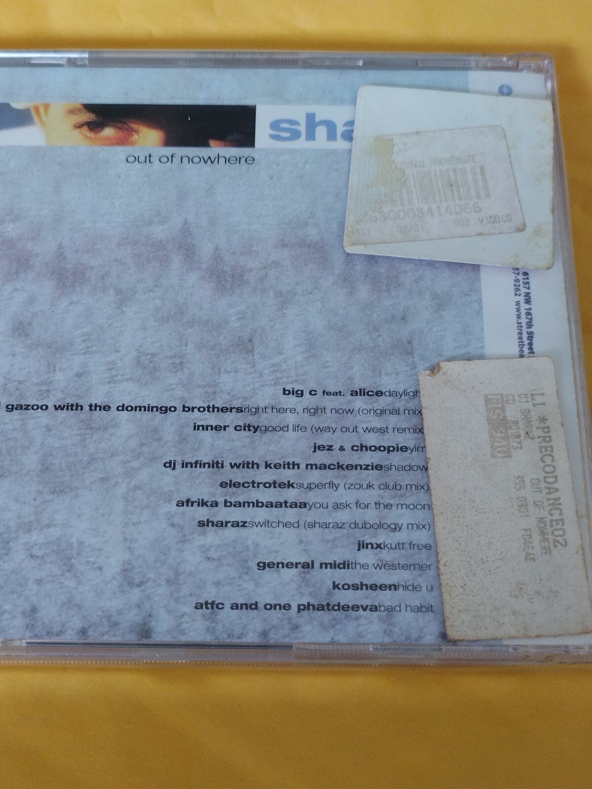 Out of Nowhere by DJ Sharaz (CD, Mar-2001, Street Beat Records) for ...