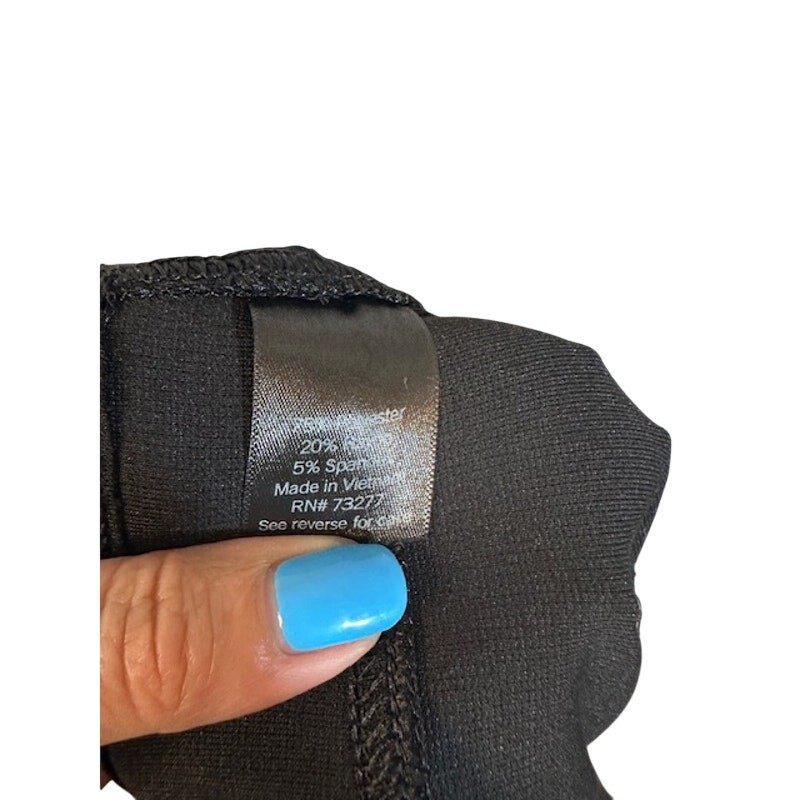 Simply Vera Black Skinny Ankle Stretch Basic Casual Denim Jeans Women ...