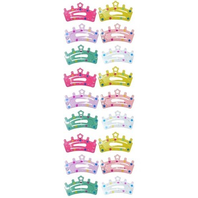 36 pcs Girls Hair Clips Barrettes Cartoon Dots Crown Hairpins Metal ...