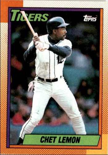 1990 Topps Baseball Cards Chet Lemon Detroit Tigers #271 | eBay