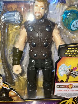 Marvel Avengers: Infinity War Thor with Infinity Stone Hasbro 2017 HERO ...