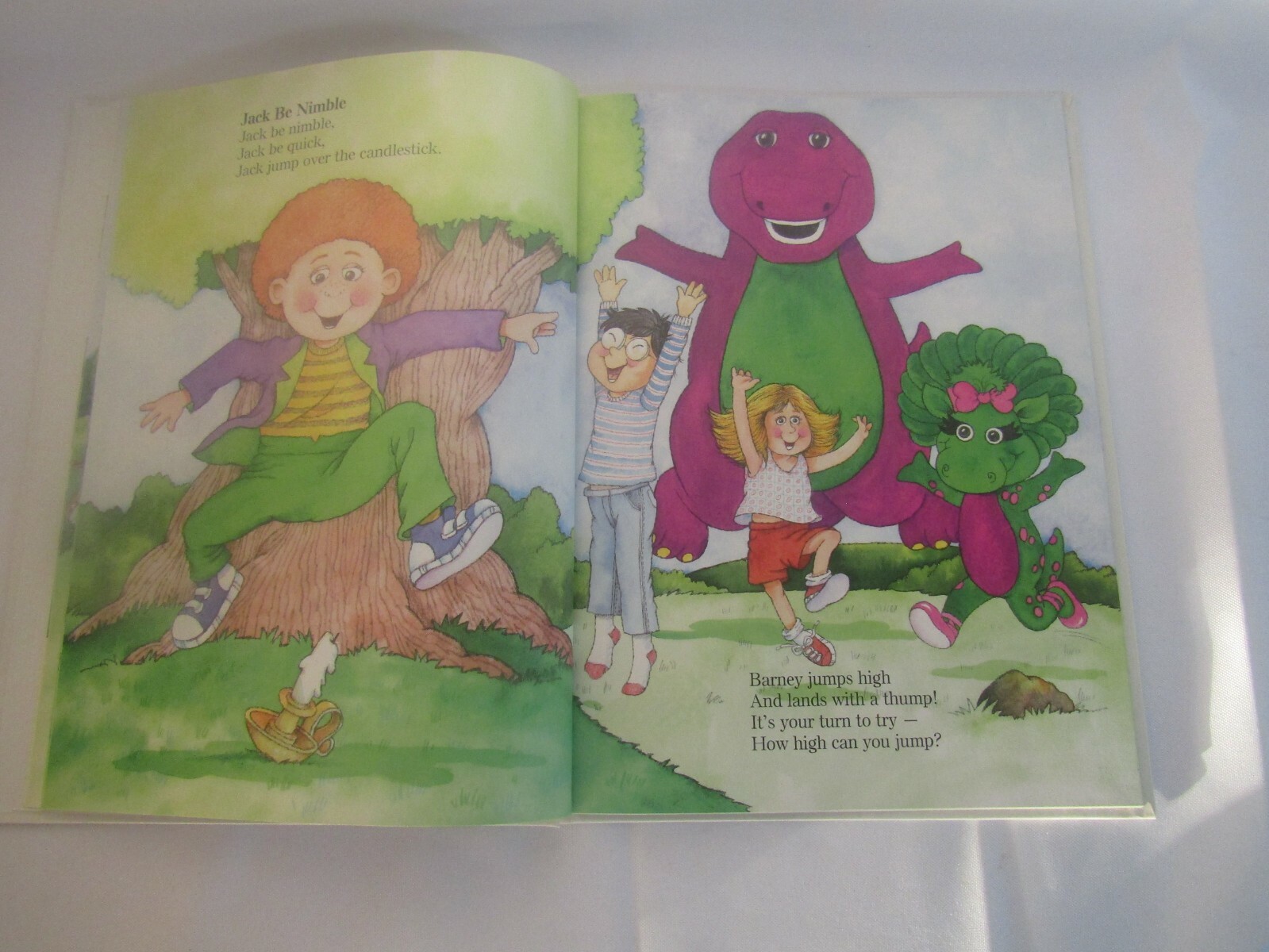 Vol 1 & 2 VTG Barney’s Favorite Mother Goose Rhymes HC | eBay
