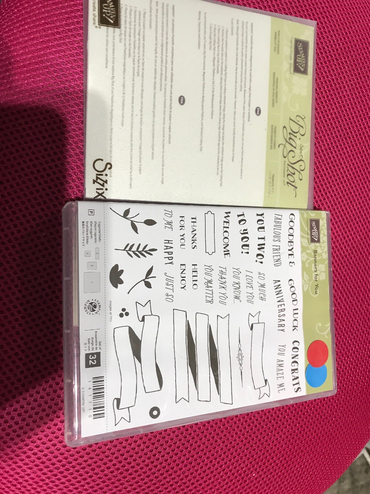 Stampin' Up! Stamp Set - Banners for You & Bunch of Banners Dies | eBay