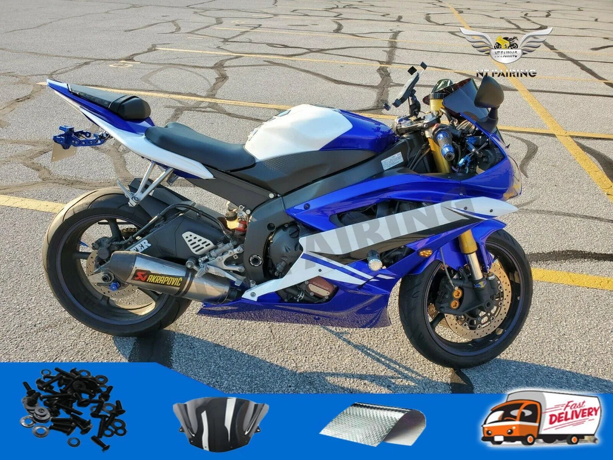 2007 Yamaha R6 Blue