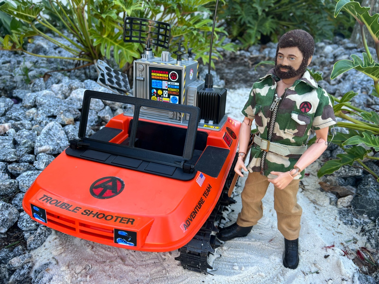 Gi Joe Adventure Team Trouble Shooter Vehicle Custom Sticker ...