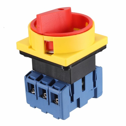 AC 600V 40A 2 Position 3 Phase Panel Rotary Selector Changeover Switch ...