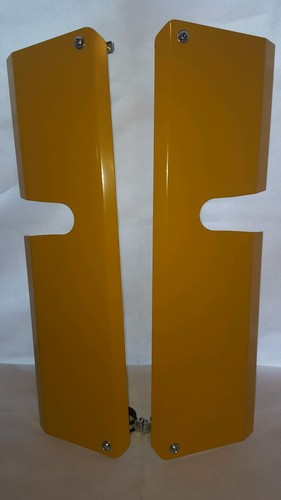 69 HGV daf lf 45 55 (2006 onwards) 750 truck mirror guards cover YELLOW ...