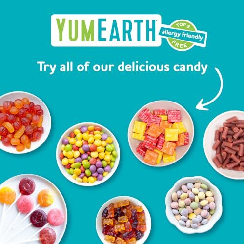 YumEarth Organic Lollipops 250 Count Assorted Fruit Flavors Allergen ...
