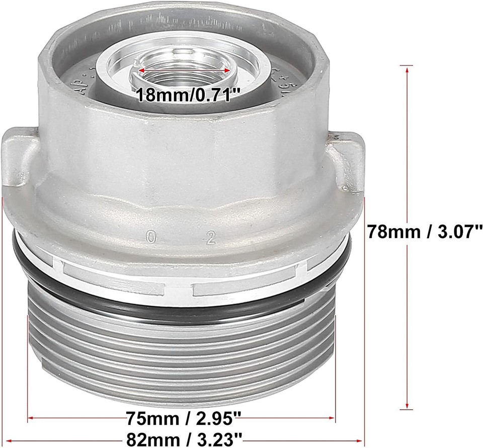 15620-40030 Oil Filter Housing Cap Assembly For Toyota Yaris Corolla ...