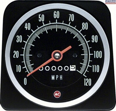 Speedometer 120 MPH without Speed Warning 69 Camaro | eBay