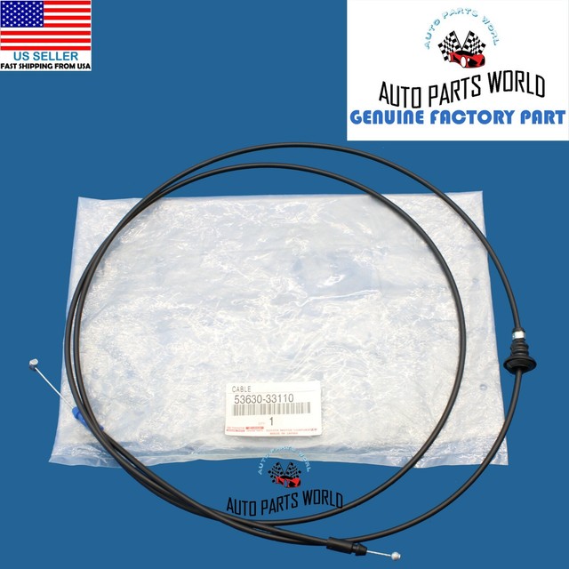 5363033110 Genuine Toyota Cable ASSY Hood Lock Control 53630-33110 for ...