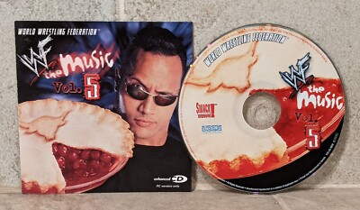 WWF The Music Vol. 5 CD (Disc w/ Cover Only) 2001 Koch Records | eBay