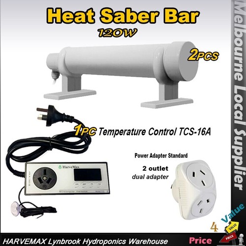 2 x 120w Saber Bar Heater With Temperature Control TCS-16A | eBay Australia