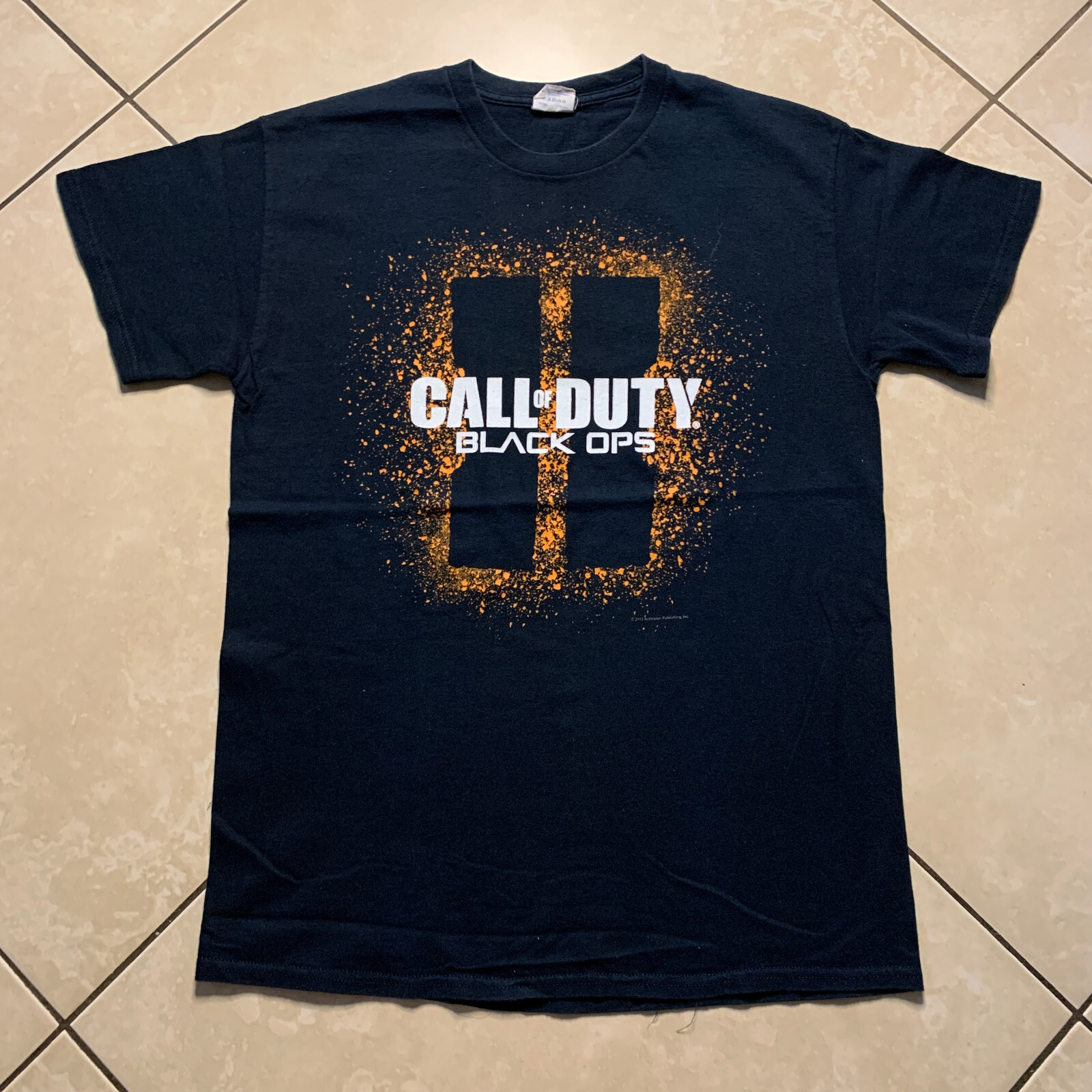 2012 Call of Duty Black Ops II Stencil Logo Promo TSh… - Gem