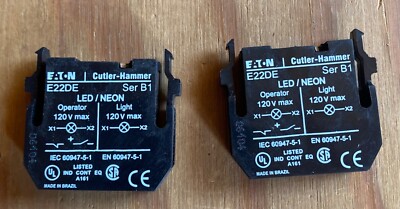 2 Cutler Hammer Direct Voltage Light Units - E22DE - SER B1 | eBay