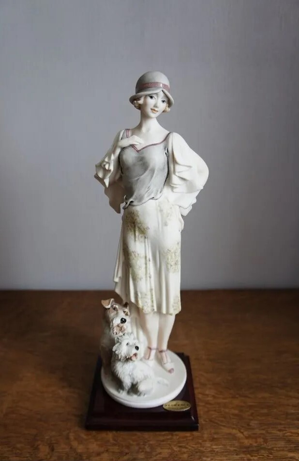 G.Armani Statue Priscilla Lady Porcelain Sculpture Decor Italian ...