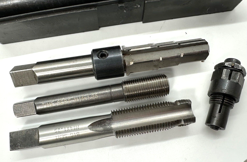 Time BIG Sert Thread Repair M14 x 1.25 Set Kit Tap Reamer Oversized ...