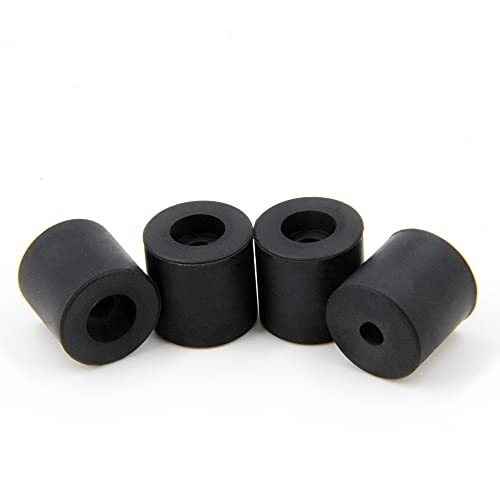 4PCS Black 16MM high Heat Bed Silicone Leveling Column Solid Black ...