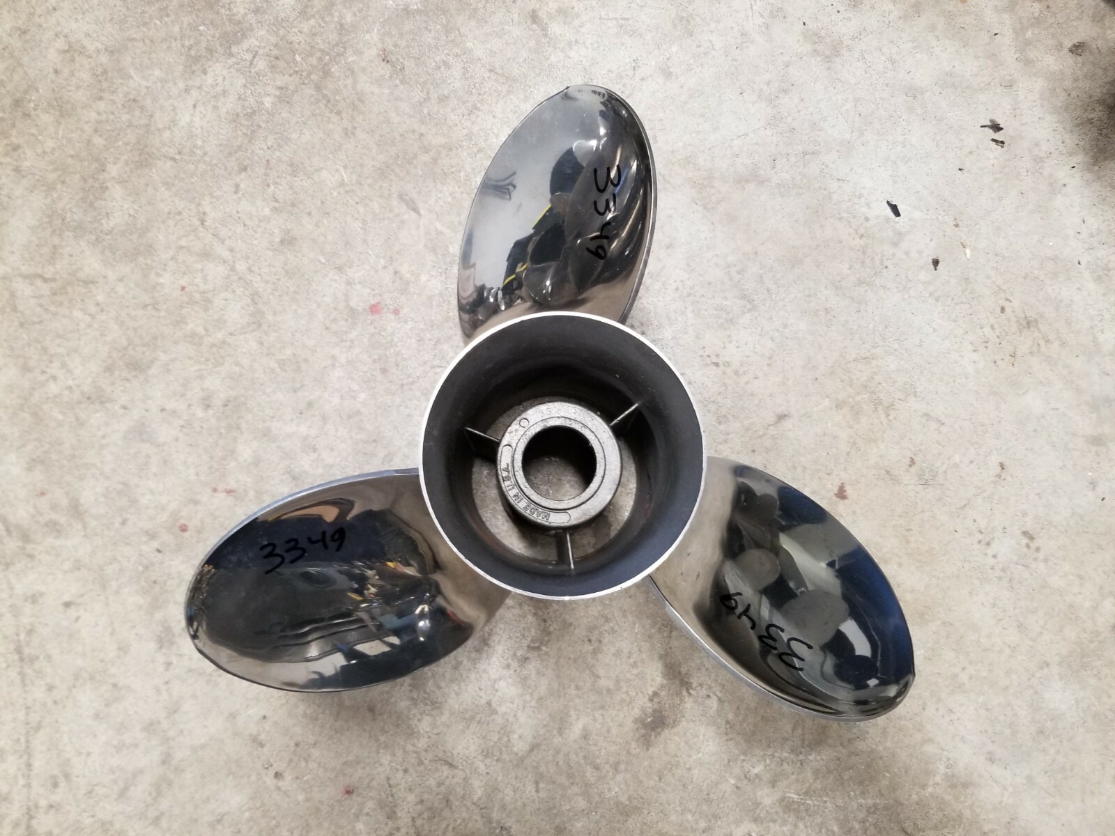 NEW COUNTER ROTATING 14 1/2" X 27P MERCURY MIRAGE PLUS SS PROP, 48 ...