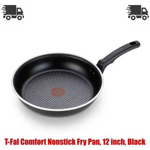T-Fal Comfort Nonstick Fry Pan, 12 inch, Black | eBay