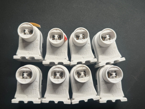 8 NEW T8/T12 High Output HO Fluorescent Socket Plunger End 13550 Satco ...