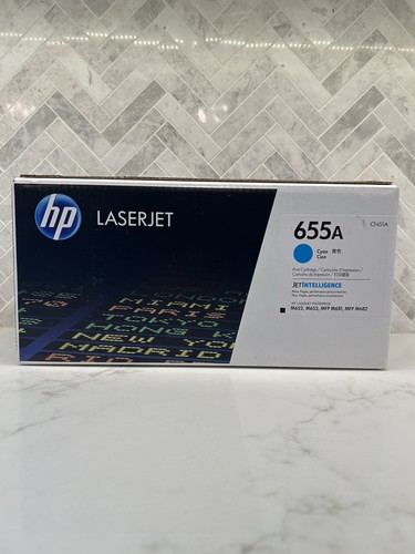 HP 655A Cyan LaserJet Toner Cartridge Ink CF453A Expired 2023 | eBay