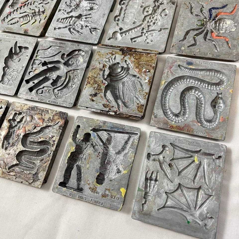 Lot of 25 Toymax Molds Creepy Crawlers, Power Rangers, Toy Story ...