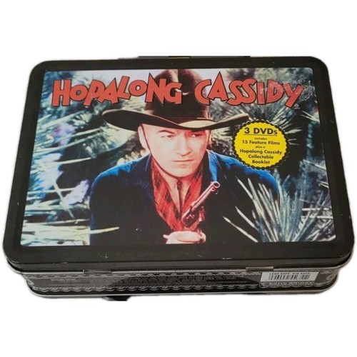 Hopalong Cassidy Collector's Tin LunchBox With 3 DVD Set And ...