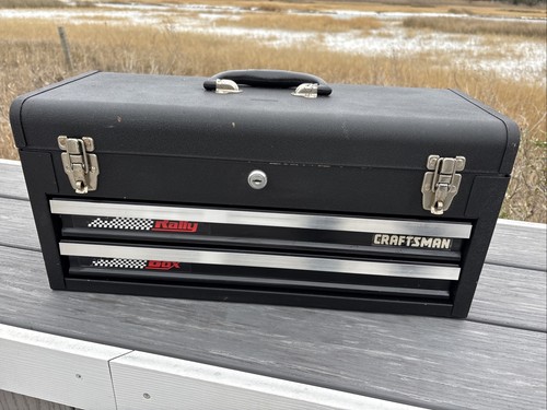 Vintage Craftsman Rally 2 Drawer Tool Box Chest Near Mint. USA. Dual ...