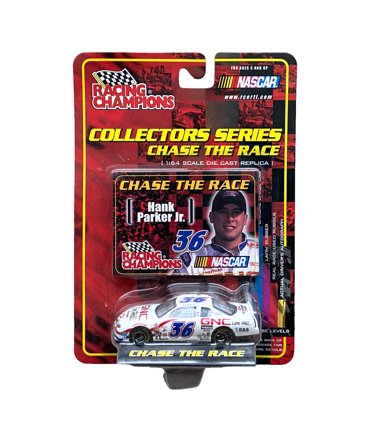 2001 Racing Champions 'Chase the Race' | Hank Parker Jr. #36 GNC 1:64 ...