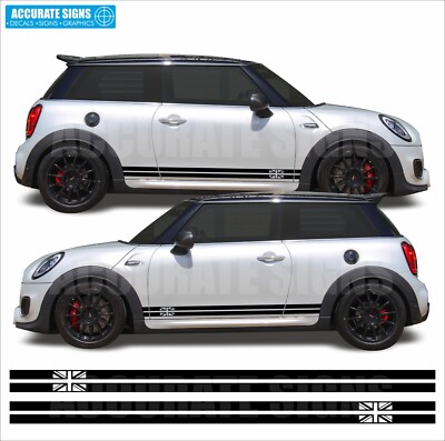 Stickers for Mini side stripes Decals Vinyl Graphics R56 R50 R55 F56 ...